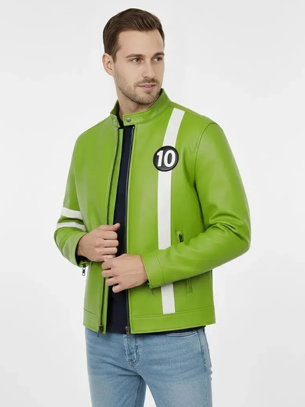 Ben 10 Leather Jacket | Ryan Kelley Ben 10 Jacket - The Jacket Cart